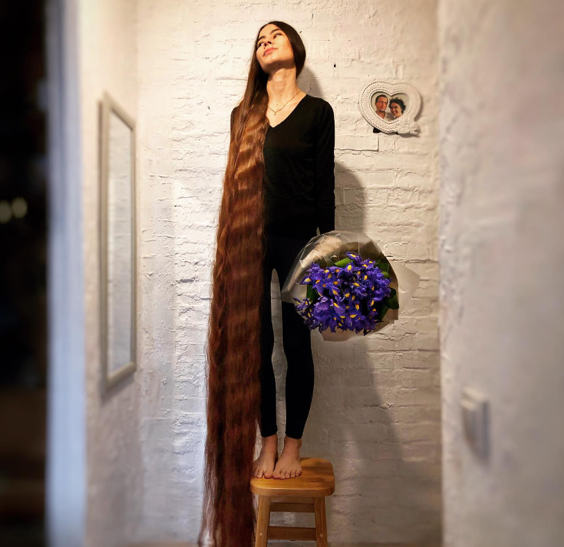 Самые длинные волосы в мире имеет украинка Алия Насырова - фото | РБК ...